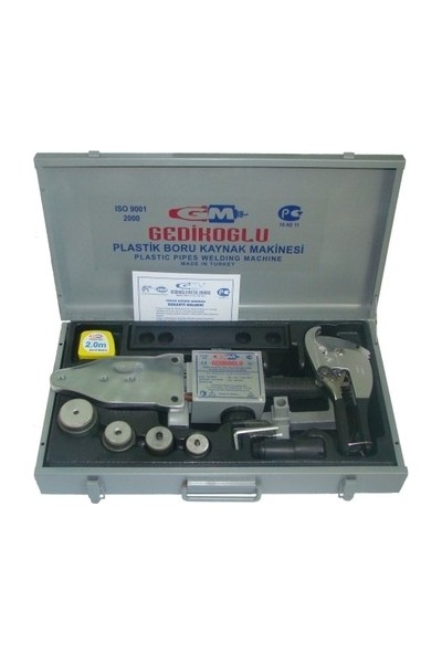 Gedikoğlu GM0007 PPRC Pvc Kaynak Makinası Seti Gedikoğlu GM0007 PPRC Pvc Kaynak Makinası Seti