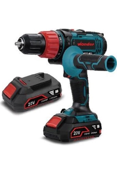 Wonder 20 Volt 2.0 Ah Şarjlı Darbeli Matkap Vidalama Wonder 20 Volt 2.0 Ah Şarjlı Darbeli Matkap Vidalama