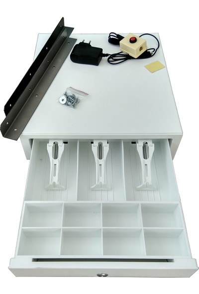 Saypos Dış Butonlu Ve Masa Altı Askı Aparatlı Para Çekmecesi Gizli Evrak Hazneli 3 Banknot 8 Saypos Dış Butonlu Ve Masa Altı Askı Aparatlı Para Çekmecesi Gizli Evrak Hazneli 3 Banknot 8