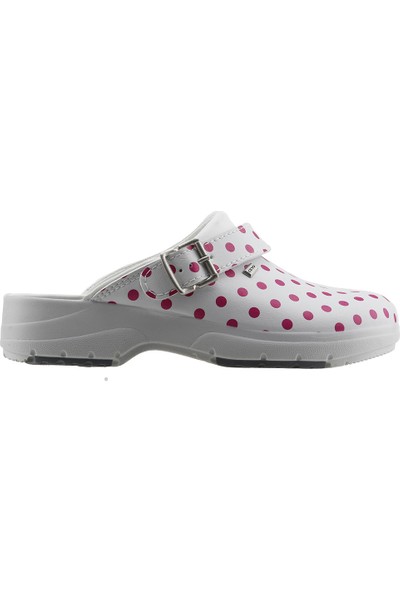 Ceyo Mediclogs 9926-3 Sabo Hastane İş Kadın Terlik Kırmızı-Beyaz Ceyo Mediclogs 9926-3 Sabo Hastane İş Kadın Terlik Kırmızı-Beyaz