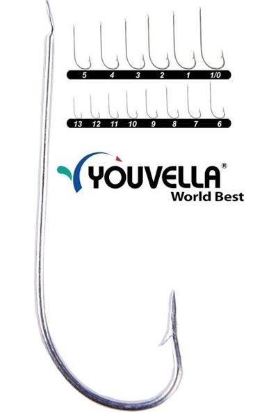 Youvella Kore Olta İğnesi 100Lü Youvella Kore Olta İğnesi 100Lü