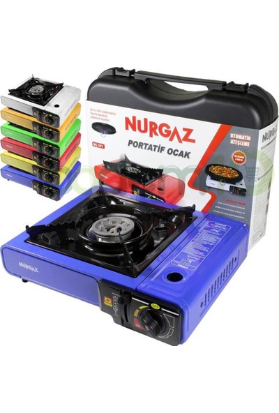 Nurgaz Portatif Tekli Piknik Ocağı Nurgaz Portatif Tekli Piknik Ocağı