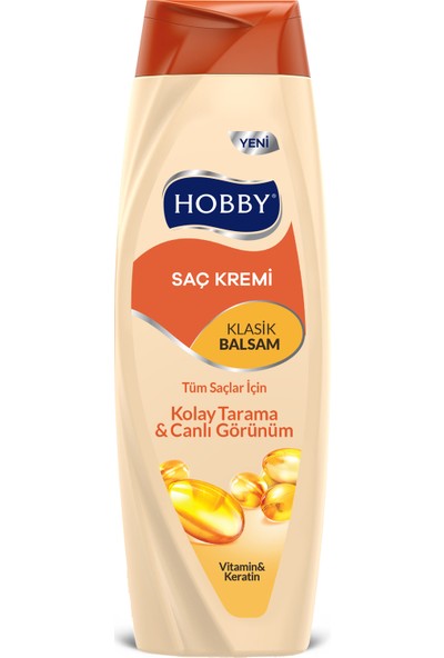 Hobby Saç Kremi 600Ml Klasik Hobby Saç Kremi 600Ml Klasik