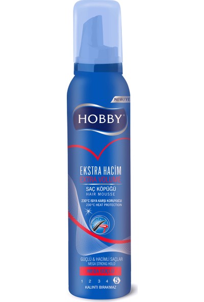 Hobby Exrta Volume Saç Köpük 150 Ml Hobby Exrta Volume Saç Köpük 150 Ml