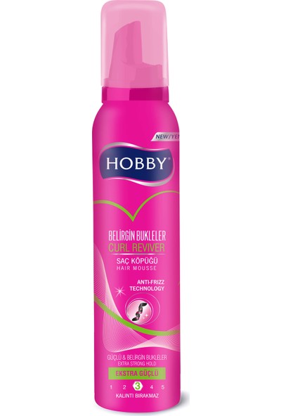 Hobby Saç Köpüğü Belirgin Bukleler 150 Ml Hobby Saç Köpüğü Belirgin Bukleler 150 Ml