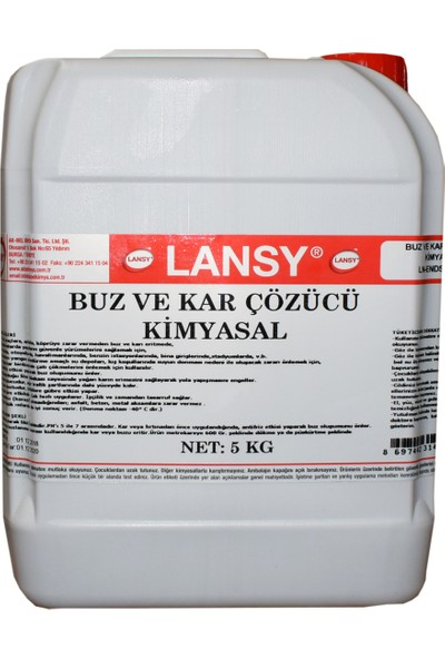 Lansy Zemin Buz Ve Kar Çözücü 5 kg