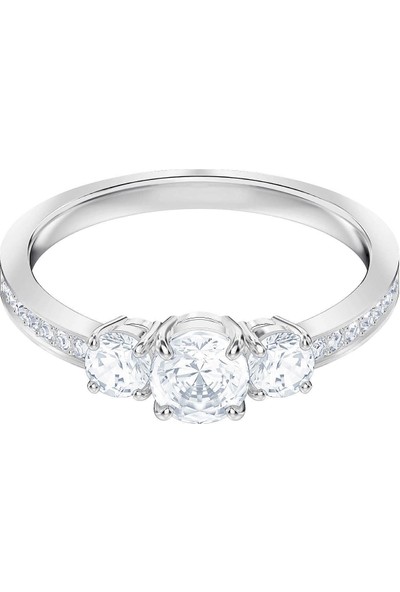 Swarovski Yüzük Attract Trilogy:Ring Rnd Czwh/Rhs 60 5448897 Swarovski Yüzük Attract Trilogy:Ring Rnd Czwh/Rhs 60 5448897