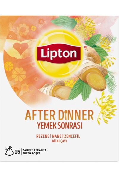 Lipton After Dinner - Yemek Sonrası 22.5 gr Bardak Poşet Bitki Çayı Lipton After Dinner - Yemek Sonrası 22.5 gr Bardak Poşet Bitki Çayı
