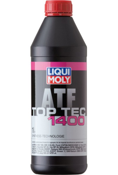 Liqui Moly Top Tec ATF 1400 Otomatik Şanzıman Yağı 1 lt 3663 Liqui Moly Top Tec ATF 1400 Otomatik Şanzıman Yağı 1 lt 3663
