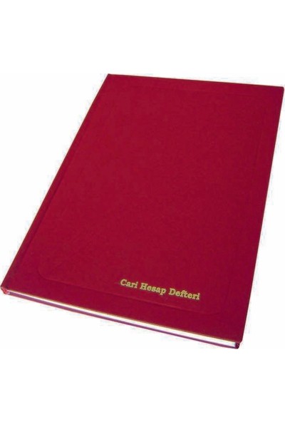 Dilman Cari Hesap Defteri Dik 20x28 192 Yaprak