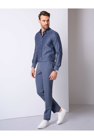 Pierre Cardin Koyu Mavi Slim Fit Pantolon 50204924-VR032 Pierre Cardin Koyu Mavi Slim Fit Pantolon 50204924-VR032