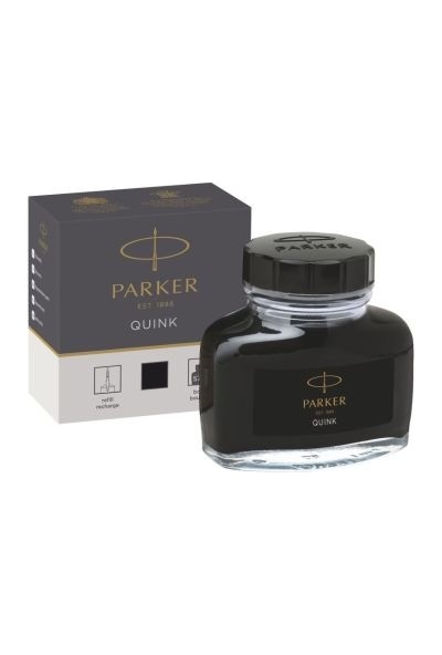 Parker Quink Dolma Kalem Şişe Mürekkebi Siyah 1950375 Parker Quink Dolma Kalem Şişe Mürekkebi Siyah 1950375
