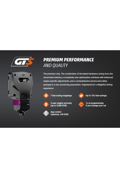 Race Chip Gts Seat Leon (1P) (2005 - 2012) 2.0 TFSI (185 Hp/ 136 Kw) İçin Profesyonel Digital Power Box Chiptuning Seti Race Chip Gts Seat Leon (1P) (2005 - 2012) 2.0 TFSI (185 Hp/ 136 Kw) İçin Profesyonel Digital Power Box Chiptuning Seti