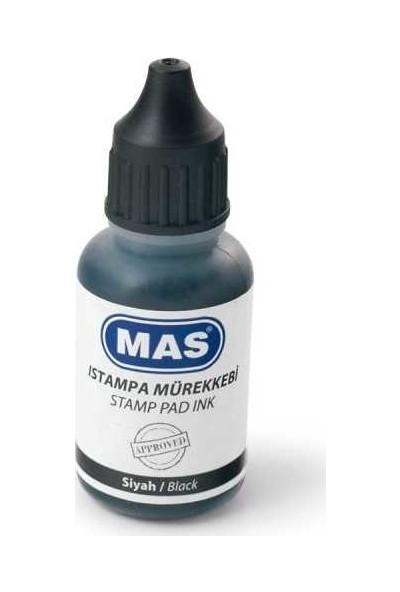 Mas Istampa Mürekkebi Siyah 462