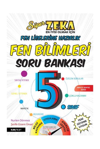 Nartest Yayınevi 5. Sınıf Fen Bilimleri Soru Bankası Fen Liselerine Hazırlık