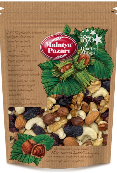 Malatya Pazarı Kuruyemişçilik Diyet Karışık Kuruyemiş 500 gr
