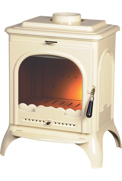 Invicta Seville Krem Döküm Odun Sobası 6192-47 Invicta Seville Krem Döküm Odun Sobası 6192-47