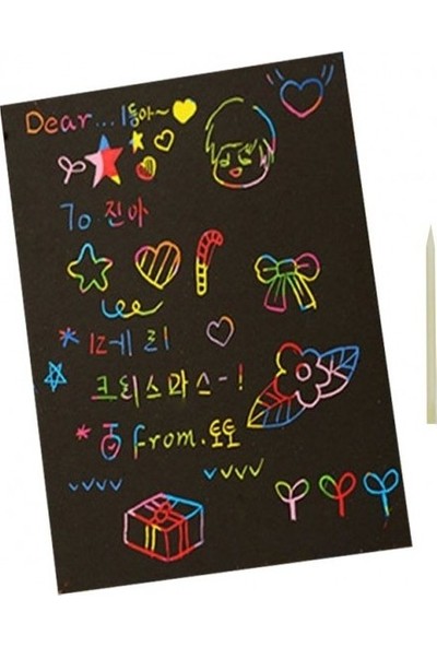 Jermey Kazıma Gökkuşağı Sihirli Kağıt A4 10 Lu