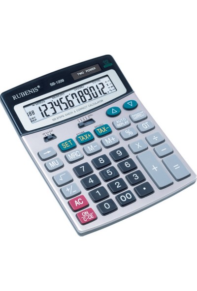 Rubenis 12 Hane Hafızalı Hesap Makinesi Rubenis 12 Hane Hafızalı Hesap Makinesi