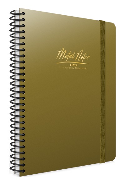 Gıpta Metal Notes Spiralli Plastik Kapak 17X24 80 Yp. Kareli Defter Gıpta Metal Notes Spiralli Plastik Kapak 17X24 80 Yp. Kareli Defter