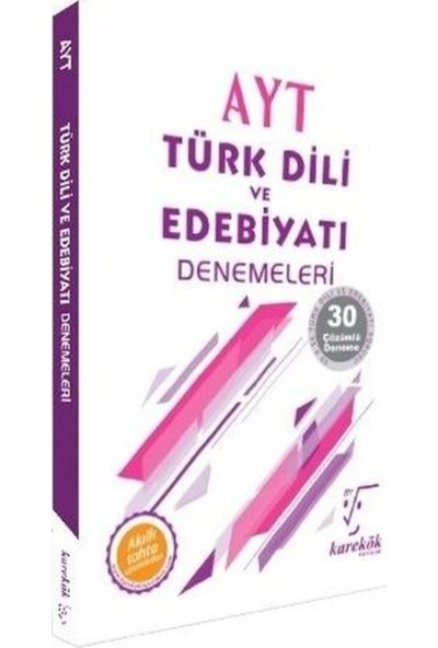 Karekök Yayınları AYT Edebiyat Denemeleri Kitabı