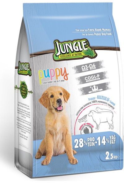 Jungle 2,5 Kg Yavru Kuzu Etli Köpek Maması