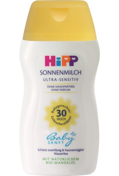 Hipp Babysanft Mini Güneş Sütü 30 Faktör 50 ml Hipp Babysanft Mini Güneş Sütü 30 Faktör 50 ml