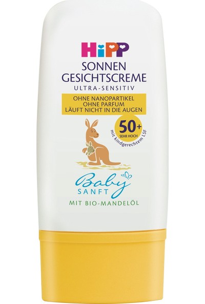 Hipp Babysanft Güneş Kremi Yüz İçin 30 ml