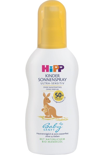 Hipp Babysanft Sprey Güneş Kremi 50+ Faktör 150 ml