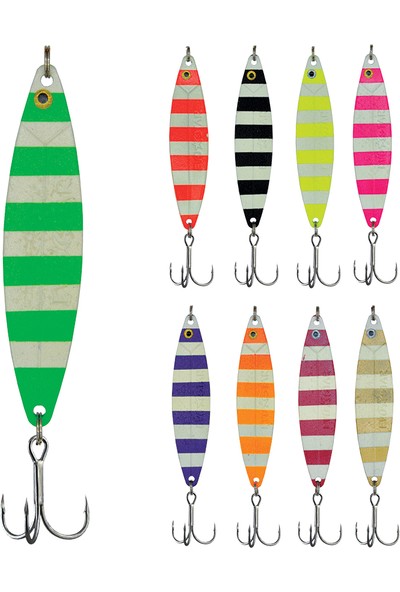 Evostar Pilgrimo Glow Zebra 18 28gr Lüfer Çinekop Kaşığı XF10 Evostar Pilgrimo Glow Zebra 18 28gr Lüfer Çinekop Kaşığı XF10