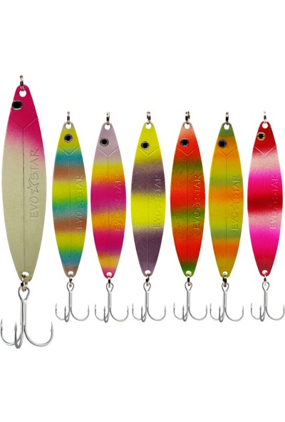 Evostar Pilgrimo Zebra 18g 28g Lüfer Turna Olta Kaşığı XF22