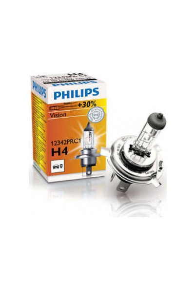 Philips Ampul H4 60/55W 30% Fazla Işık Philips Ampul H4 60/55W 30% Fazla Işık
