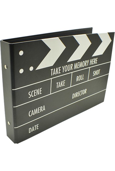 Take Your Memory Sinema Temalı Klaket Kendin Yap Fotoğraf Albümü Take Your Memory Sinema Temalı Klaket Kendin Yap Fotoğraf Albümü