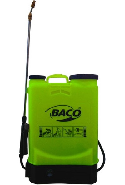 Baco Şarjlı Akülü Püskürtme Makinesi 16 Lt Baco Şarjlı Akülü Püskürtme Makinesi 16 Lt
