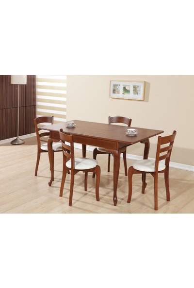 Bengi Sandalye Kelebek Ahşap Ayaklı