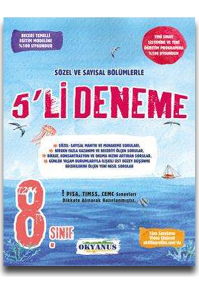 Okyanus 8. Sınıf 5'Li Deneme