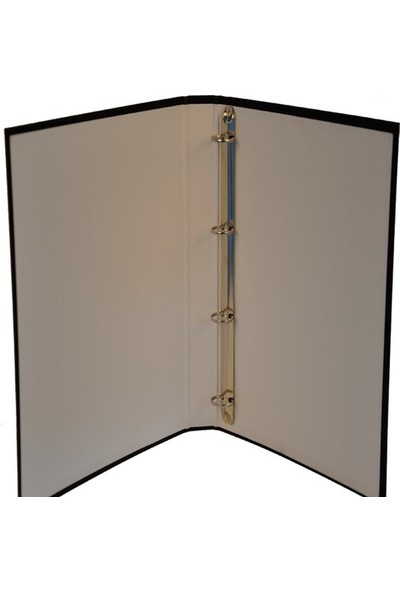 Bafix Halkalı Dosya 4 Halkalı A4 Siyah