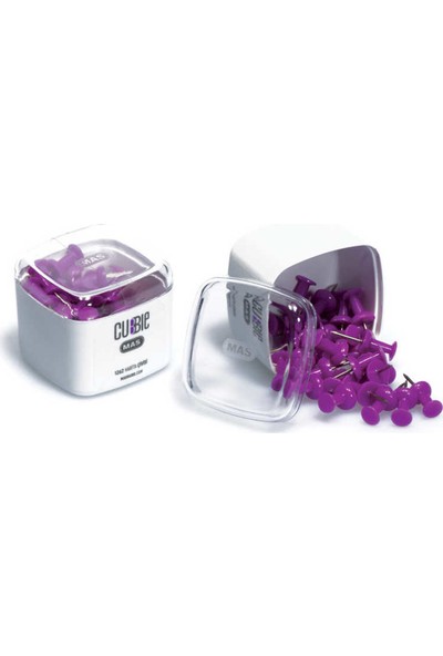 Mas 1262 Harita Çivisi Renkli Cubbie Mor