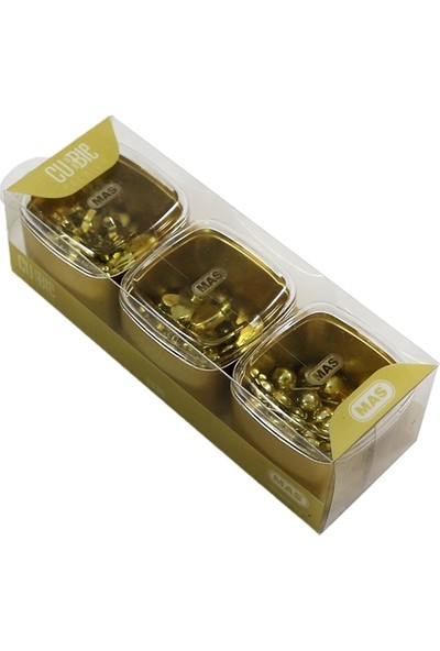 Mas 1335 Harita Çivisi 3 Lü Set Cubbie Premium Gold