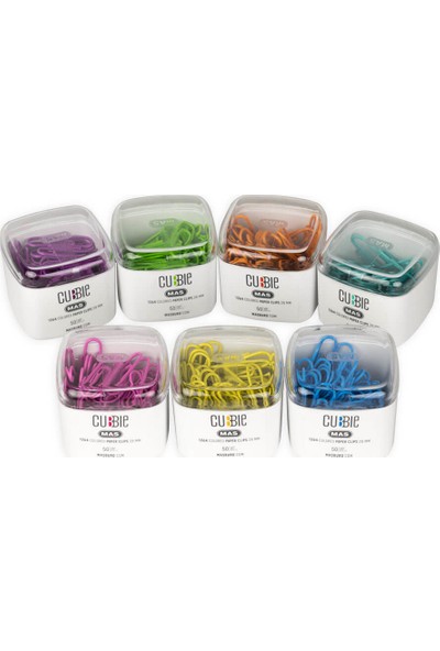 Mas Cubbie Ataş Renkli 28Mm Sarı 1264S Ataç Mas Cubbie Ataş Renkli 28Mm Sarı 1264S Ataç