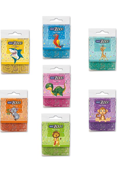 Mas Zoo Harita Çivisi Şeffaf Dörtgen Kutu 614