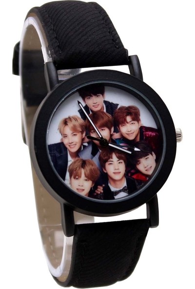 Modaroma Bts Grup Üyeleri Fotoğraflı Unisex Kol Saati Modaroma Bts Grup Üyeleri Fotoğraflı Unisex Kol Saati