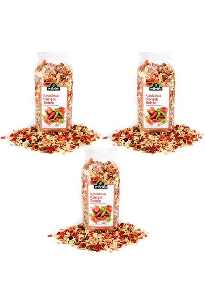 Arifoğlu Kurutulmuş Karışık Sebze 250 gr 3' lü