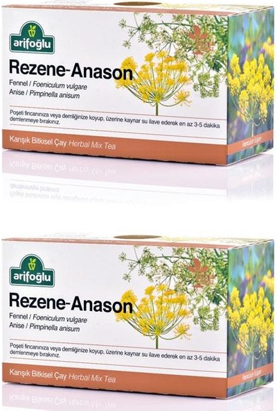 Arifoğlu Rezene Anason Çayı 20'li 2' li