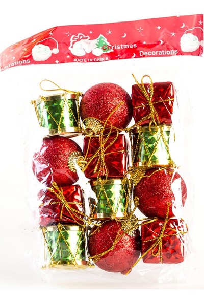 Yılbaşı Süsü Set 12'li