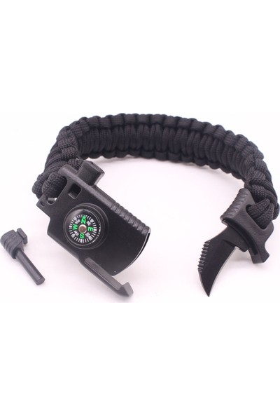 Paracord Paraşüt İpi Survival Bileklik 4 Fonksiyonlu Paracord Paraşüt İpi Survival Bileklik 4 Fonksiyonlu