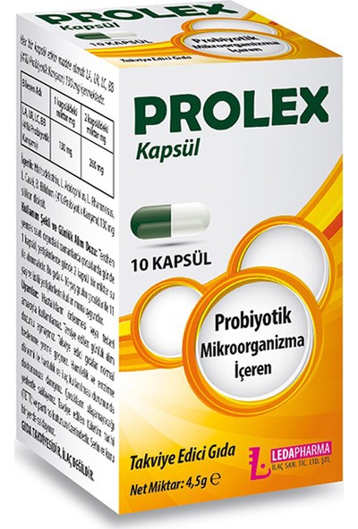 Prolex Probiyotik 10 Kapsül