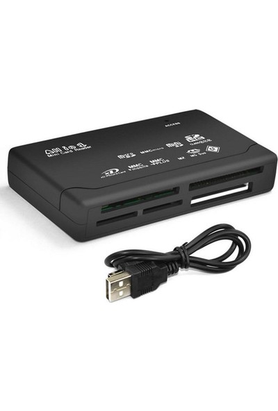 Kuvars Usb Kart Card Okuyucu 43 İn 1 Sd Sdhc Mini Micro Sd M2 Mmc Xd Cf Kuvars Usb Kart Card Okuyucu 43 İn 1 Sd Sdhc Mini Micro Sd M2 Mmc Xd Cf