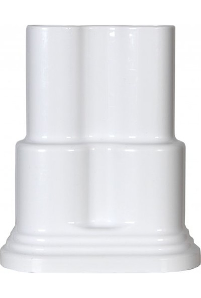 Aksesuaros Boru Kapama Rozeti Çiftli Beyaz Aksesuaros Boru Kapama Rozeti Çiftli Beyaz