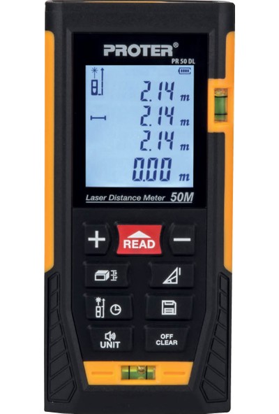 Proter Pr 50 Dl Lazer Metre / 50 M(İç Ve Dış Mekan Ölçüm)